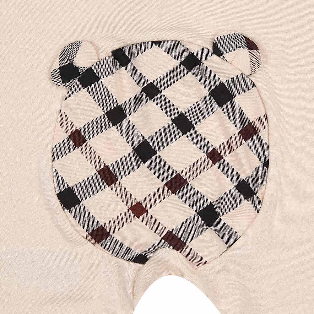 DAKS BABY [24FW] 체크포인트 솔리드 카라 우주복EUF40VW40M_BG